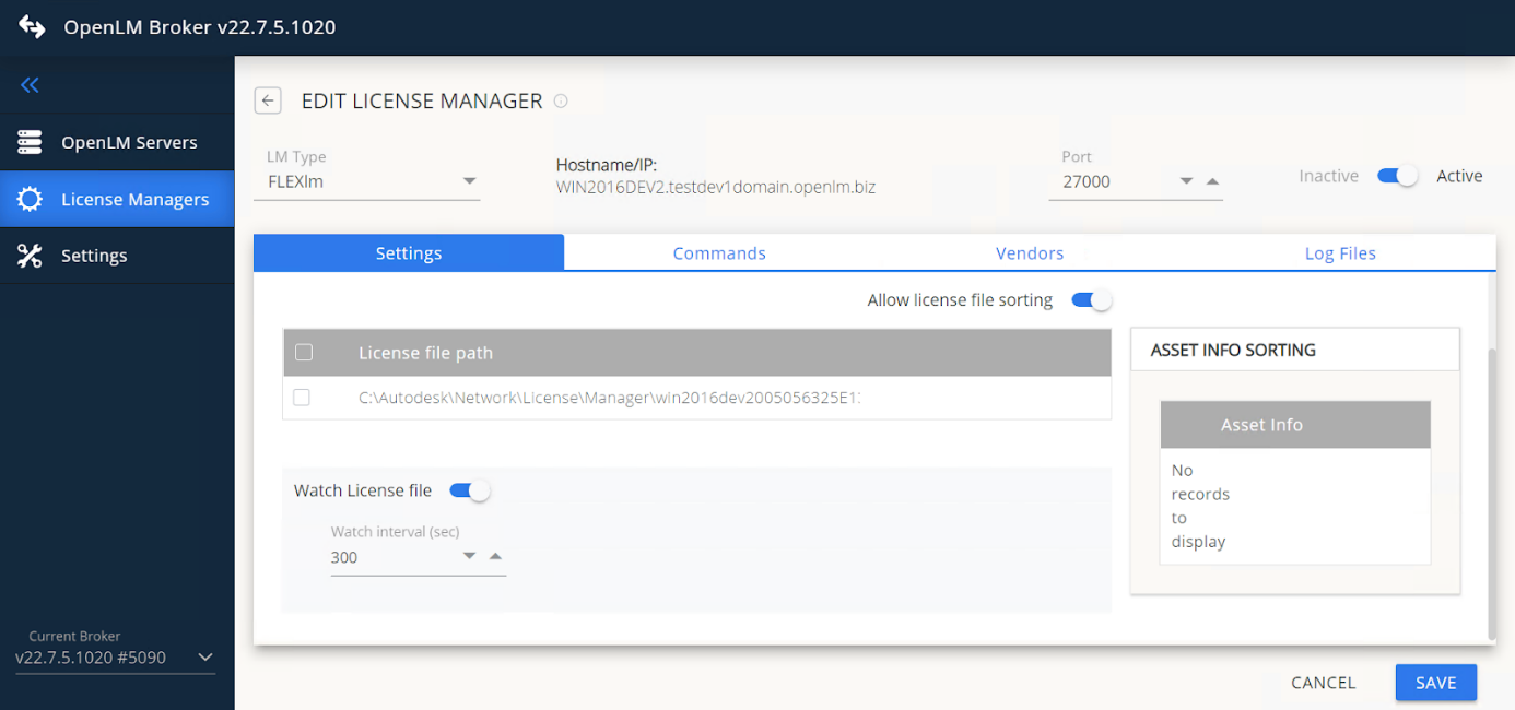 FlexLMの設定 - OpenLM Japan