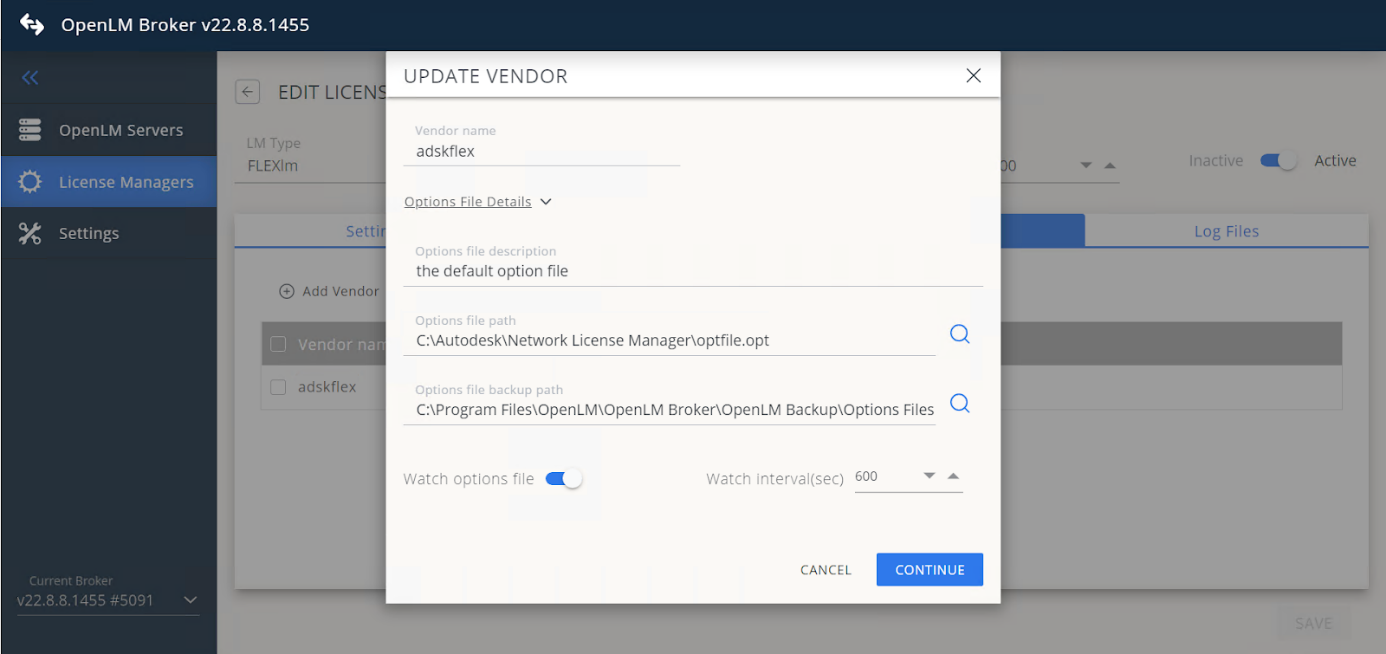 FlexLMの設定 - OpenLM Japan